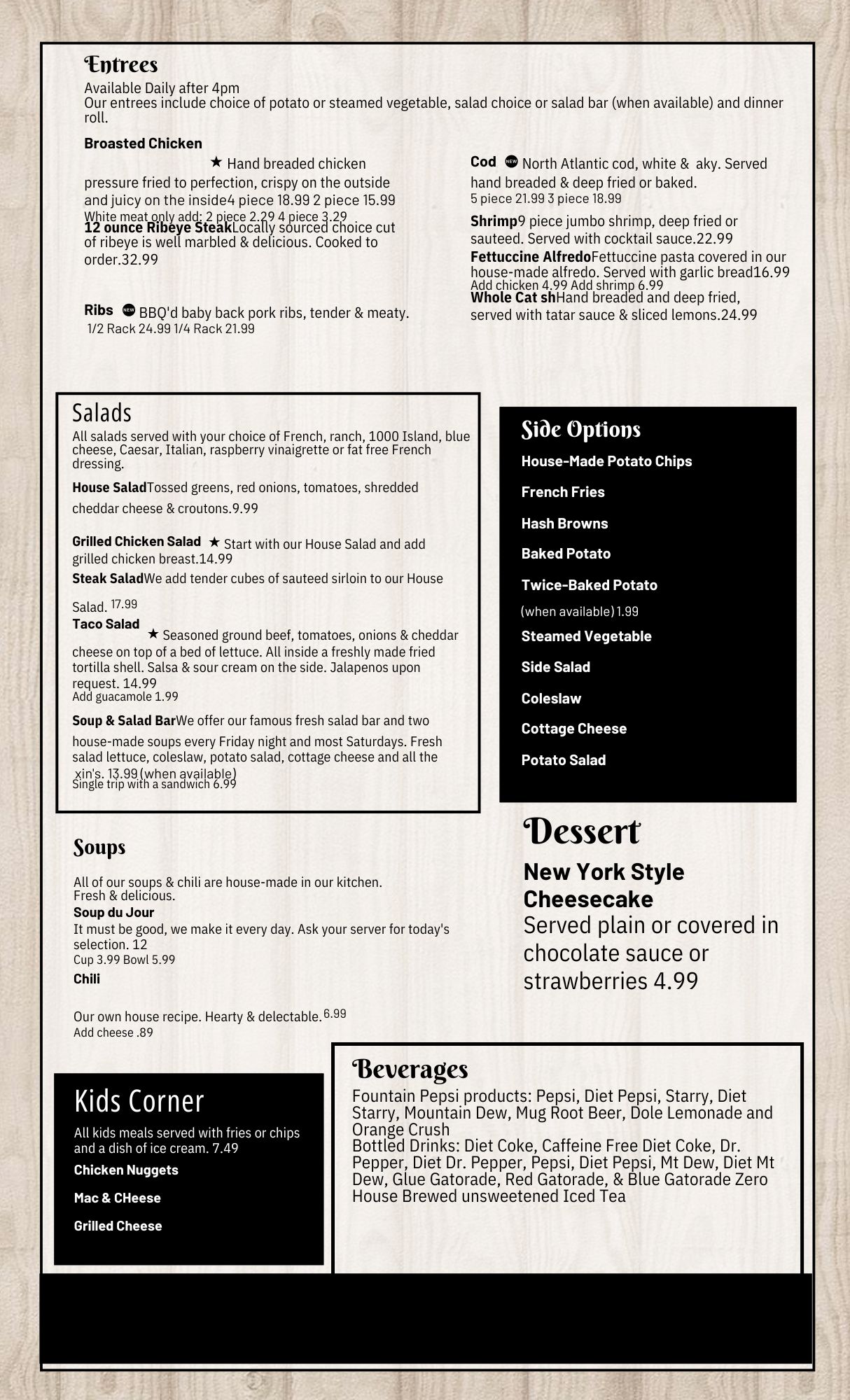 Dining - Cole Acres Golf and Grill